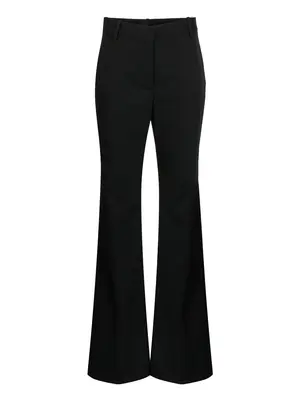 NILI LOTAN Corette Flared Trousers - Black
