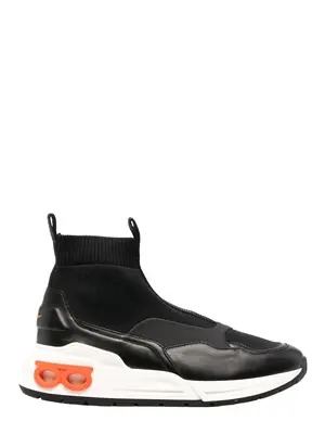 FERRAGAMO Cosma High-top Sneakers - Black