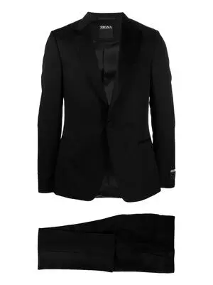 Zegna Single-breasted Suit - Black