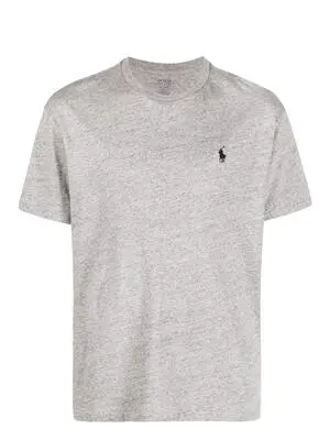 Polo Ralph Lauren Logo-embroidery Cotton T-shirt - Grey