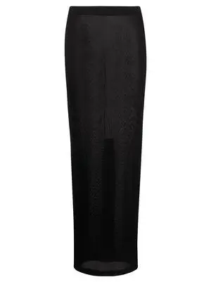 TOM FORD Elasticated-waist Maxi Skirt - Black