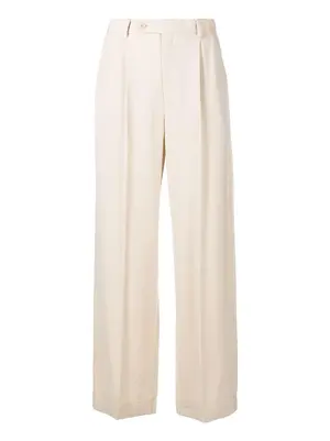 A.p.c. Melissa Wide-leg Trousers - Neutrals