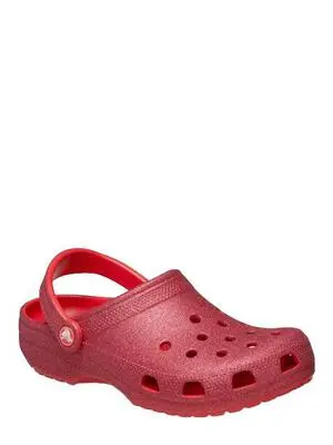 CROCS CROCS Classic Glitter Clog Cherry Red