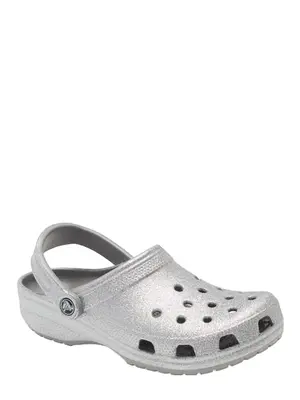 CROCS CROCS Classic Glitter Clog Silver