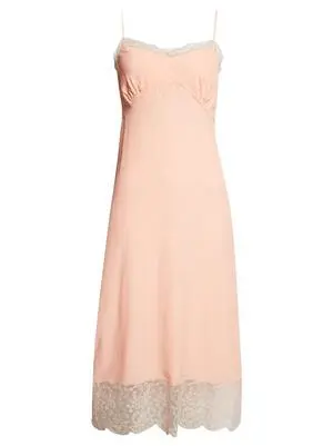 Simone Rocha Lace Trim Slipdress - Clementine