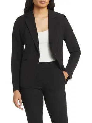 Anne Klein Mélange Blazer - Anne Black