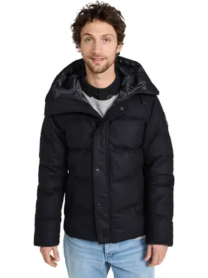 Canada Goose Wool Macmillan Parka - Atlantic Navy