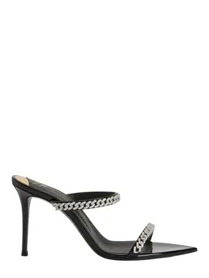 GIUSEPPE ZANOTTI 90mm Intriigo String Sandals - Black
