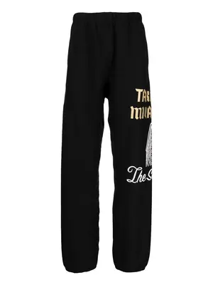 TAKAHIROMIYASHITA THESOLOIST. Side Logo-print Detail Track Pants - Black