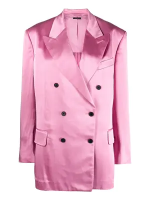 TOM FORD Double-breasted Blazer - Pink