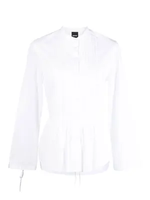 Aspesi Peplum Cotton Shirt - White