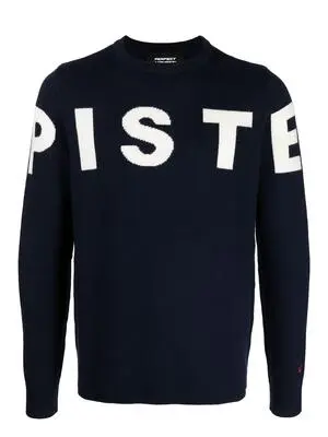 Perfect Moment Piste Two-tone Jumper - Blue