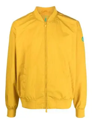 SAVE THE DUCK Logo Patch Bomber Jacket - Yellow