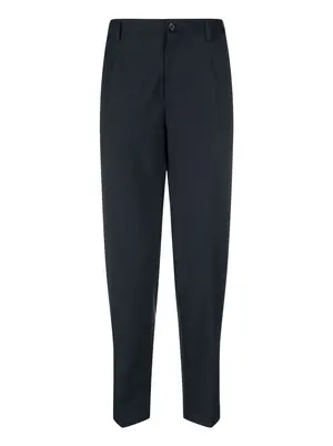 Dolce & Gabbana Logo-embroidered Tailored Trousers - Blue
