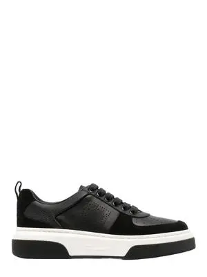 SALVATORE FERRAGAMO Ferragamo Gancini Two-Tone Sneakers