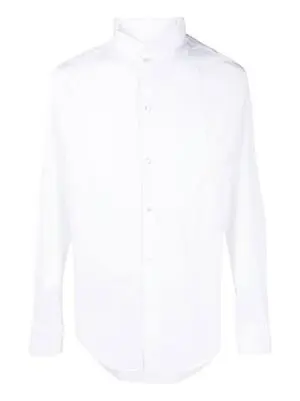 Emporio Armani Wingtip-collar Long Sleeve Shirt - White