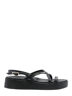 ANCIENT GREEK SANDALS Silia Slingback Sandals - Black
