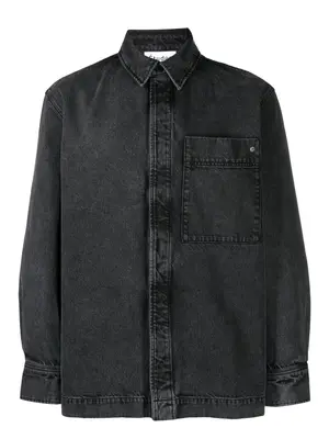 ÉTUDES STUDIO Picture Denim Washed Shirt - Black