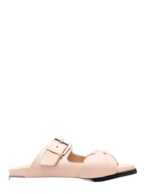 N°21 Bow Detail Strappy Slides - Pink