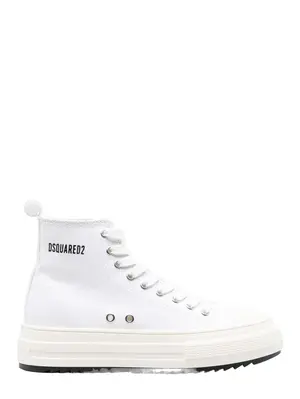 Dsquared2 Berlin Platform High-top Sneakers - White