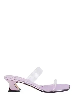 GIUSEPPE ZANOTTI Aude Plexi 45mm Sandals - Pink