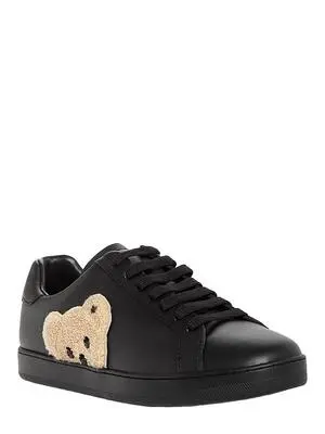 Palm Angels Teddy Bear Lace Up Sneakers - Black