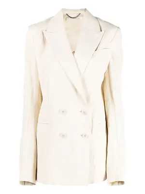 Stella McCartney Double-breasted Blazer - Neutrals