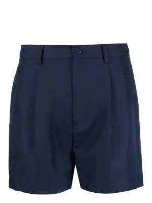 RALPH LAUREN Ralph Lauren Collection Pleated Silk Shorts