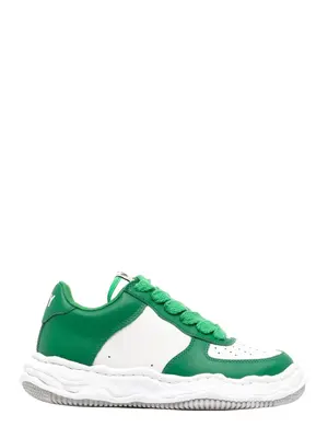 Mihara Yasuhiro Panelled Low-top Sneakers - Green