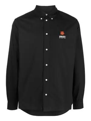 Kenzo Boke Flower Button-down Shirt - Black