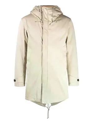 TEN C Core Quilted Duck-down Parka - Neutrals