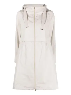 Herno Zip-fastening Hooded Jacket - White