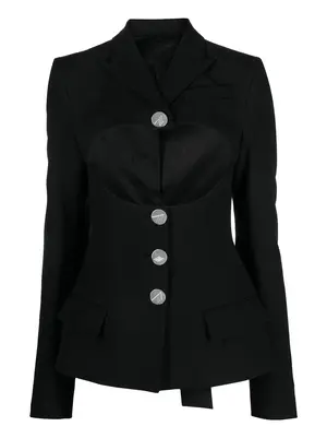 ATTICO The Attico Gwenda Single-Breasted Blazer