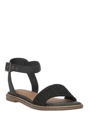 Lucky Brand Kimaya Ankle Strap Sandals - Black