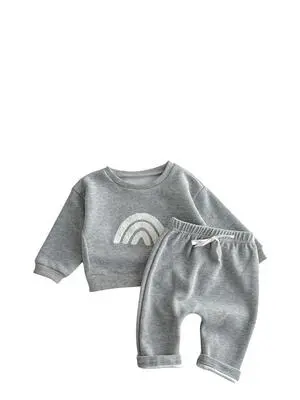 ASHMI & CO. Ashmi & Co. Chase Sweatshirt & Joggers Gray