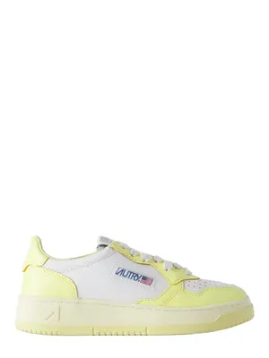 AUTRY Autry Medalist Low Leather Sneakers Yellow