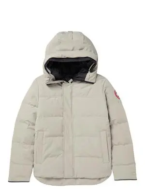 Canada Goose Macmillan Logo-appliquéd Quilted Shell Hooded Down Parka - Neutrals