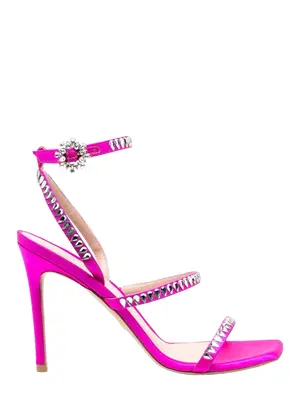 STUART WEITZMAN Crystal-embellished 115mm Pumps - Pink