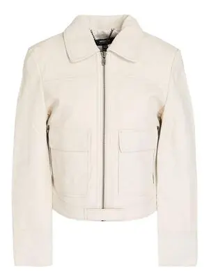 MUUBAA Leather Jacket - Off-white