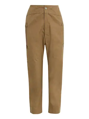 MARANT ETOILE Raluniae Tapered Pants - Light Brown