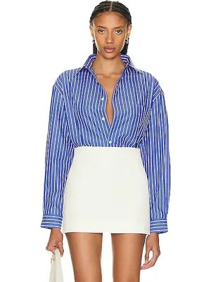 Matteau Matteau Classic Stripe Shirt Lapis