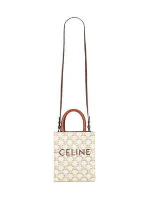 Celine Mini Vertical Cabas Tote Bag - Brown