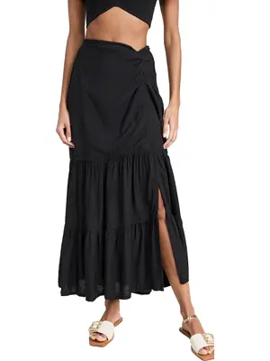 Peixoto Valentina Skirt - Black Lotus