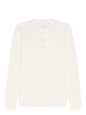 Rag & Bone Classic Henley - White