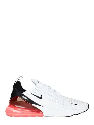 Nike Nike Air Max 270 Sneakers In White.  White. Black  & Hot Punch