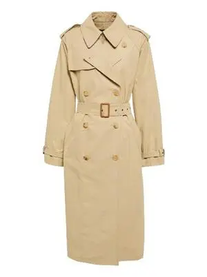 NILI LOTAN Tanner Cotton-blend Trench Coat - Beige