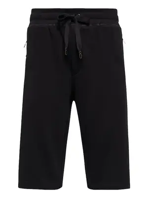 Dolce & Gabbana Cotton Sweatshorts - Black