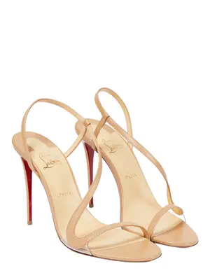 CHRISTIAN LOUBOUTIN Rosalie Leather Sandals - Beige