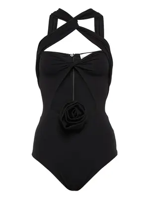 Magda Butrym Cutout Bodysuit - Black