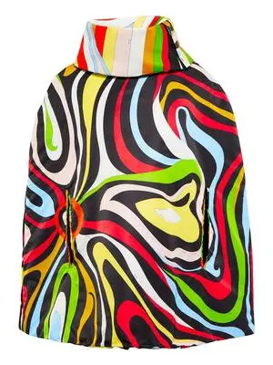 Emilio Pucci X Fusalp Marmo Poncho - Multicoloured